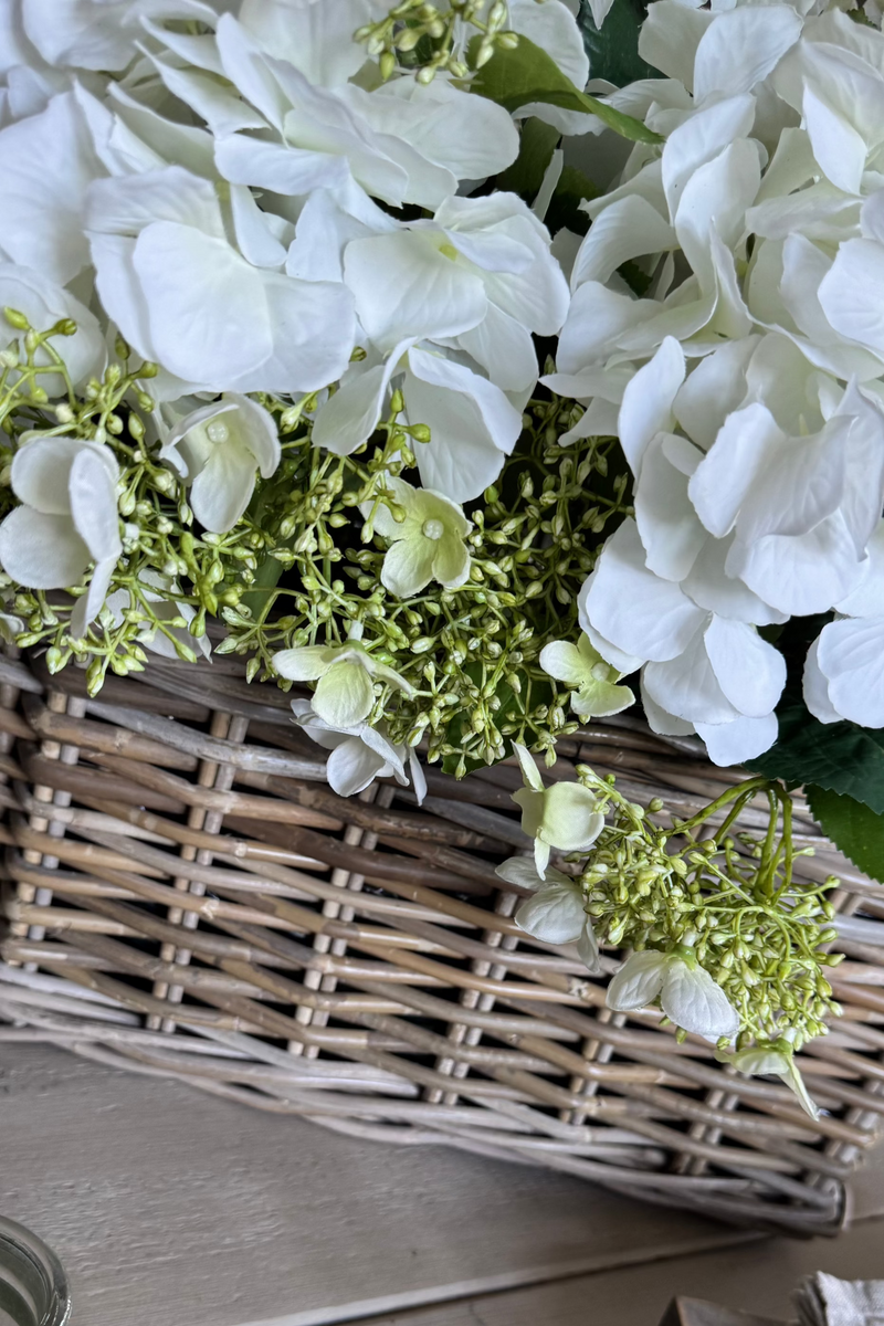 Hydrangea in a Basket – RTfact Flowers